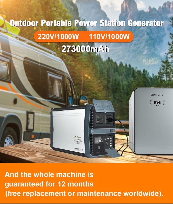 Custom 1010Wh Solar Panel Generator Kit Powerstation 220v